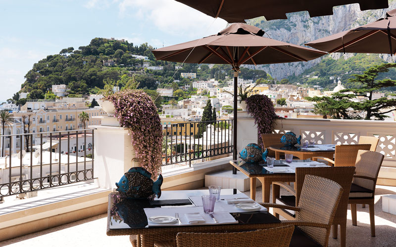 Restaurant Terrazza Tiberio on Capri: Tastes of Tiberio