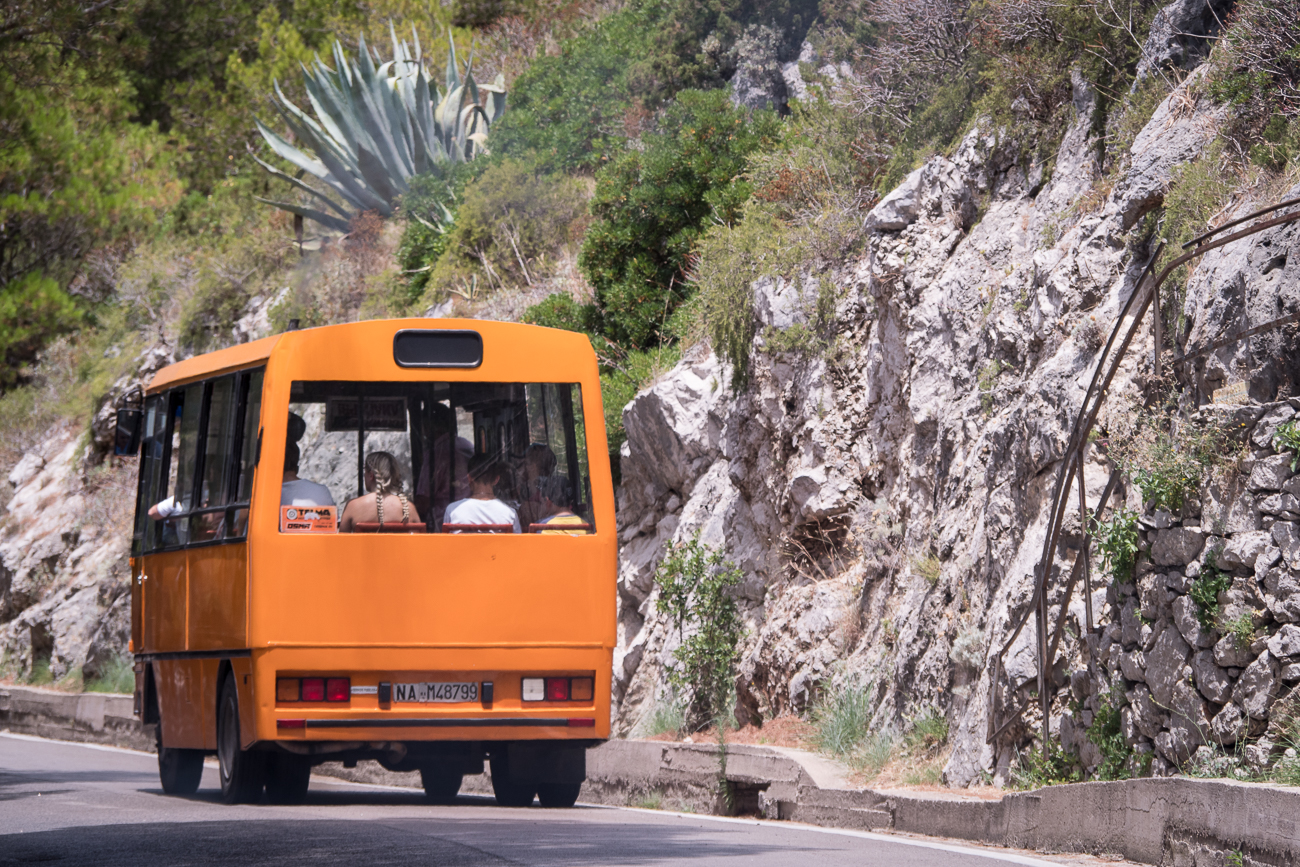 Getting Around on Capri - Funicular and bus schedules and prices